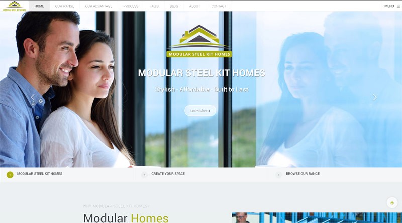 The Launch of our Brand New Website - Modular Steel Kit Homes Blog ...